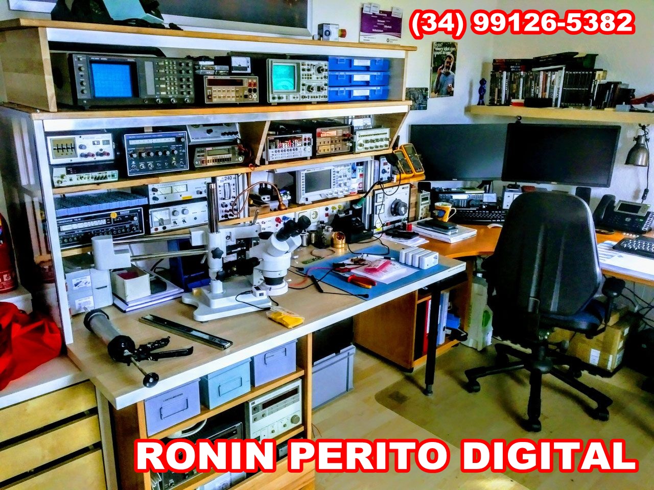 RONIN PERITO - RECUPERAÇAO de DADOS de HD em UBERLÂNDIA